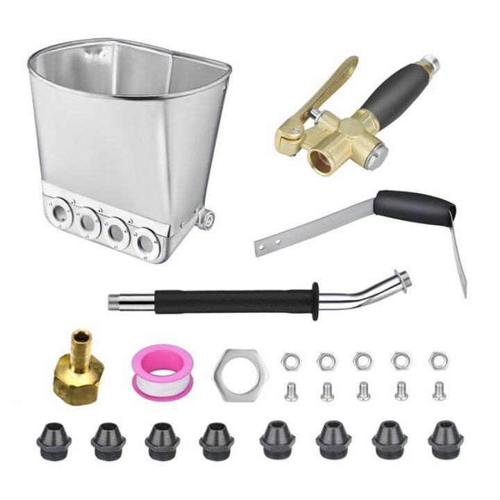 Wall Mortar Sprayer Wall Stucco Shovel Hopper Ladle Cement Mortar ...