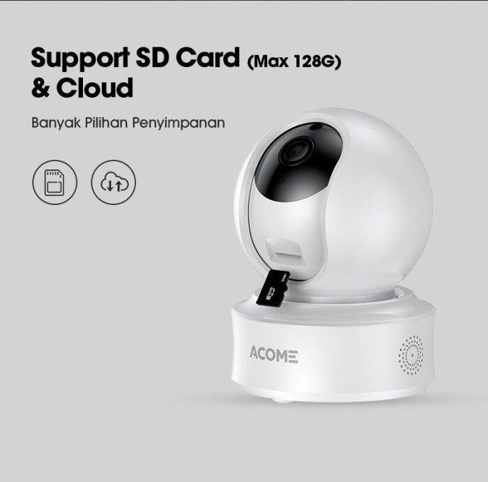 ACOME Smart CCTV IP PTZ Camera FHD 1440p 4MP Kamera Bardi PTZ APC03 - Acome 4MP | Lazada Indonesia