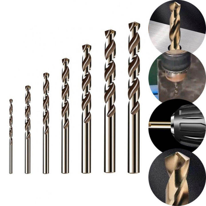 HSS Cobalt Twist Drill Bit Metal Iron Drill Bits Drilling Wood Stainless Steel Hole Cutter Drill ...