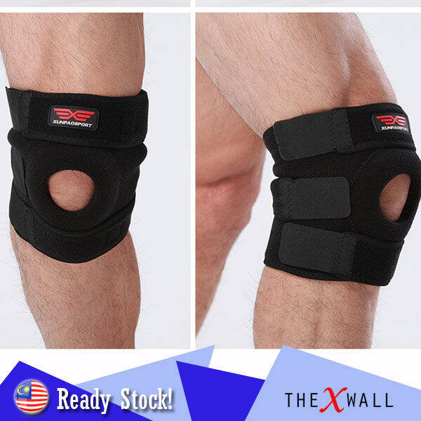 Patella Stabilizing Knee Brace 3 Way Strap Women Men Running Sports ...