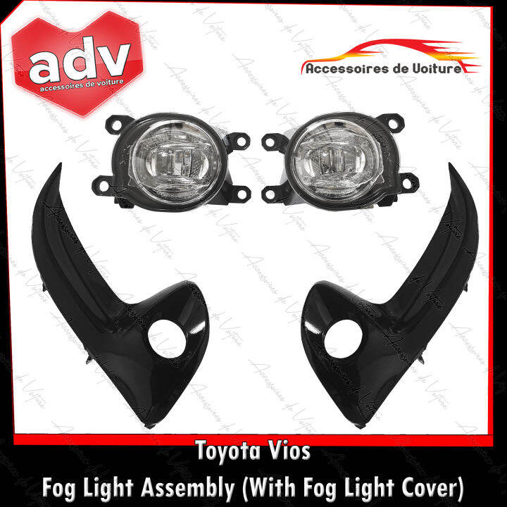 Toyota Vios 2021 LED Type Fog Lamp / Fog Light Assembly (With Fog Light ...