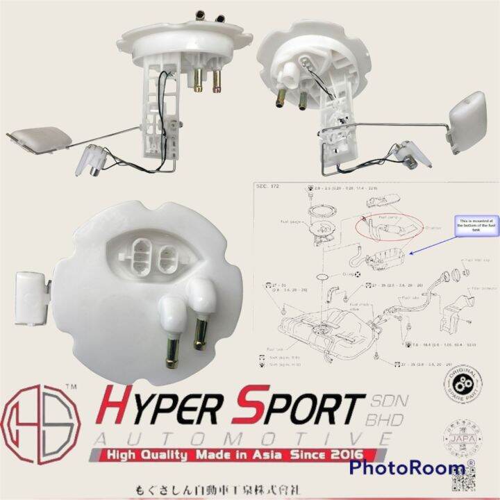 NISSAN SENTRA B13 FUEL PUMP ASSY (5PIN 2PIPE)（25060-57Y00） | Lazada