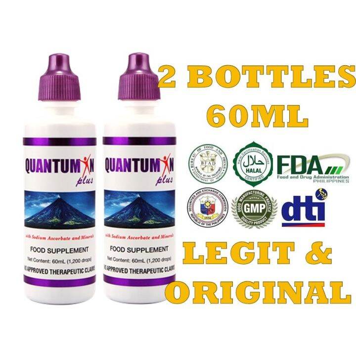 QUANTUMIN PLUS 60ML [2 BOTTLES] AUTHENTIC | Lazada PH