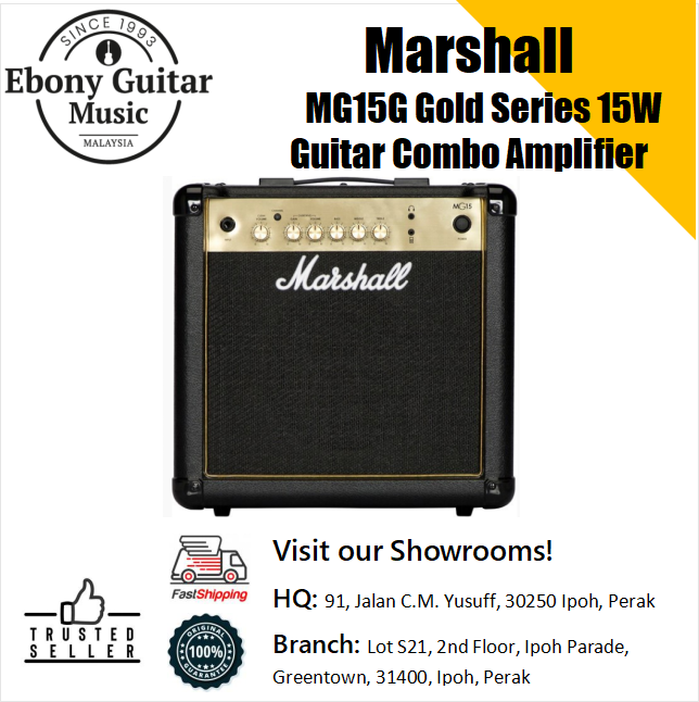 Marshall MG15G Gold Series 15W Guitar Combo Amplifier | Lazada