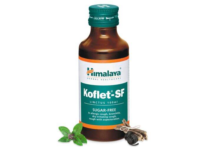 Himalaya Koflet-SF Linctus The sugar-free cough Linctus - Cough Syrup ...
