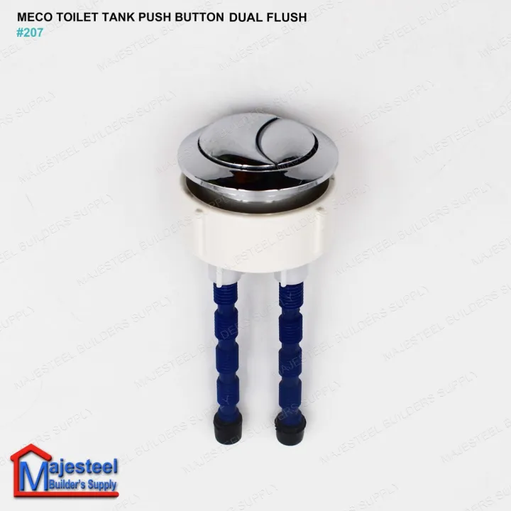 Meco Toilet Tank Push Button Single Flush No. 206 / Dual Flush No.207 ...