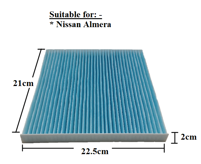 Cabin air filter Nissan Almera | Lazada