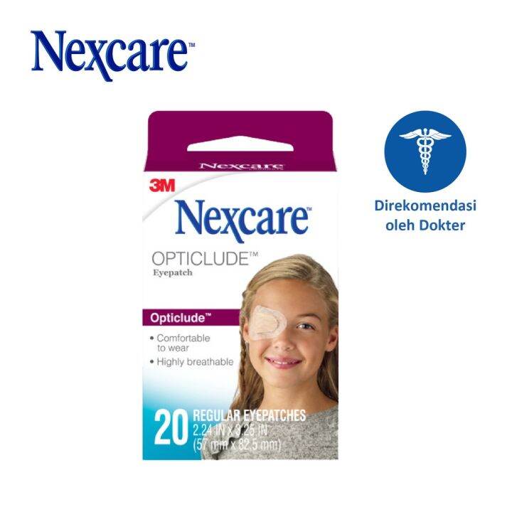 1PCS Nexcare Optikclude Eyepatch lazy eyes patch penutup mata malas ...