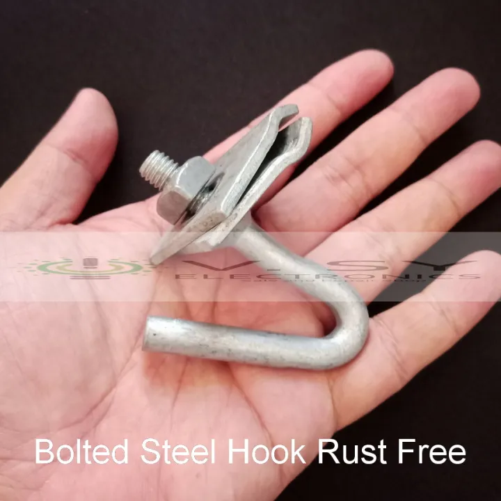 Heavy Duty Bolted Metal Hook Sabitan Rust Free DIY | Lazada PH