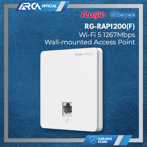 Ruijie Reyee Rg Rap1200 F Wi Fi 5 1267mbps Wall Mounted Access Point
