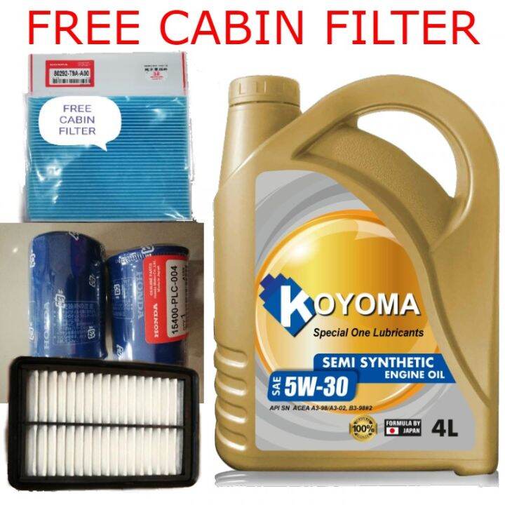 HONDA CITY T9A HYBRID,JAZZ T5A HYBRID AIR FILTER + OIL FILTER + KOYOMA ...