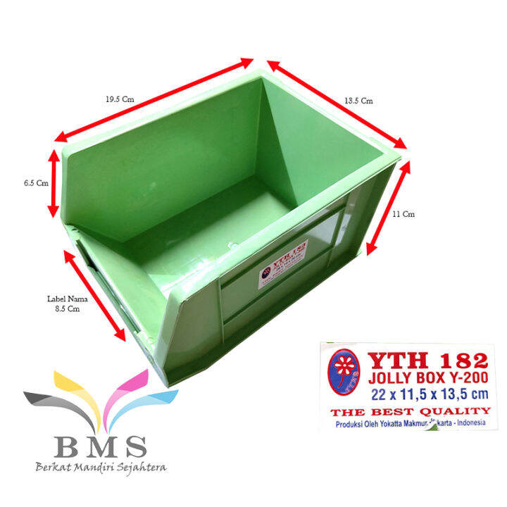 BMS - Jolly Box Y-200 YTH Mirip JX-3 No 182 Kotak Baut Spare Part Rak ...