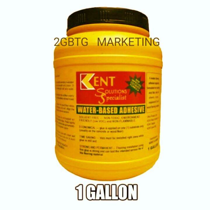 KENT SOLUTION SPECIALIST WATER-BASED ADHESIVE (1 GALLON) | Lazada PH