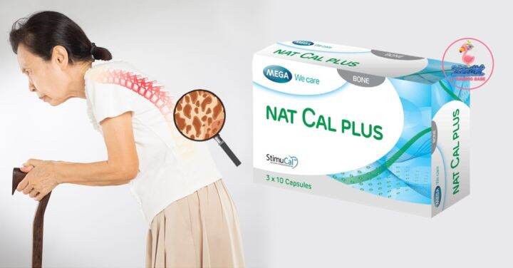 Mega we care Nat cal plus 30 capsules แนท แคล พลัส(ผลิตภัณฑ์เสริมอาหาร ...
