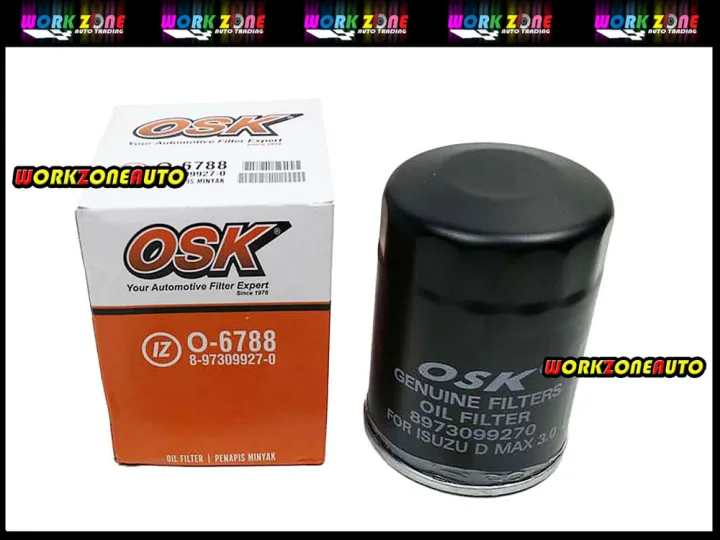 Isuzu D-Max Oil Filter 8-97309927-0|8-98 OSK | Lazada