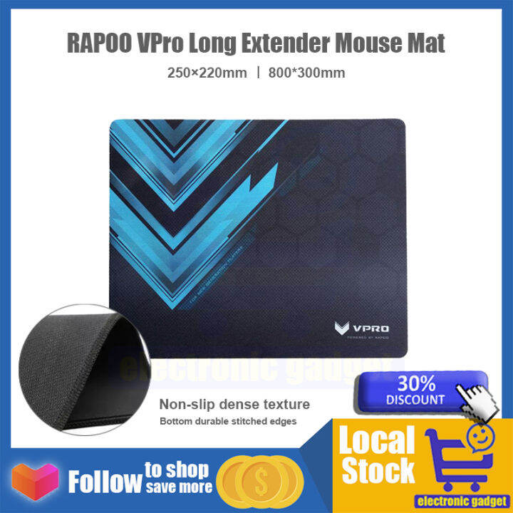 RAPOO VPro Gaming Mouse Pad Small Size Basic Mousepad Waterproof non ...