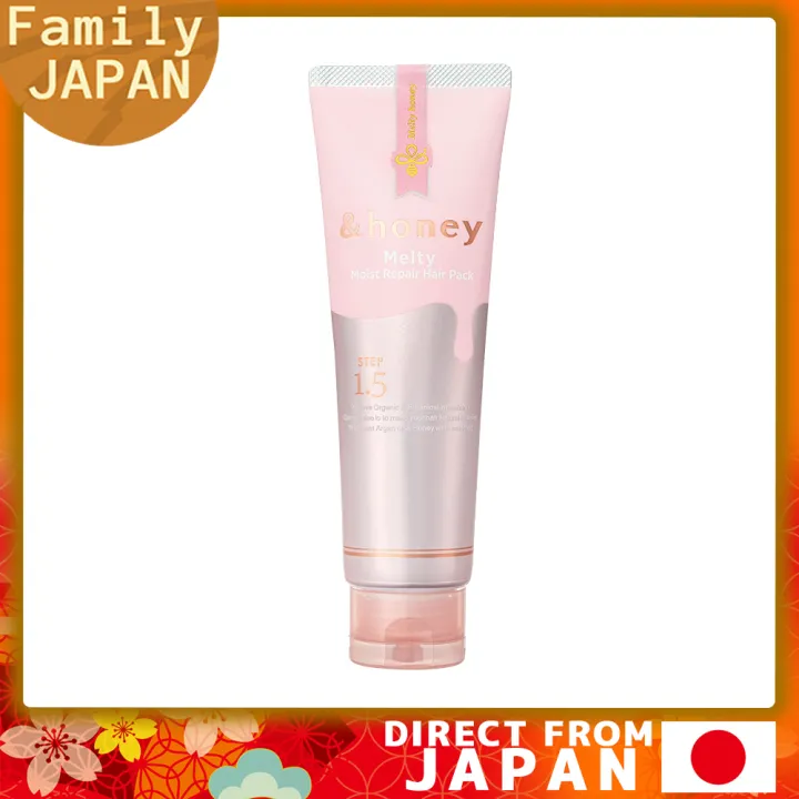 & HONEY MELTY Moist Repair Hair Pack 1.5 "Honey swell care to control swell and frizz" 130g ...