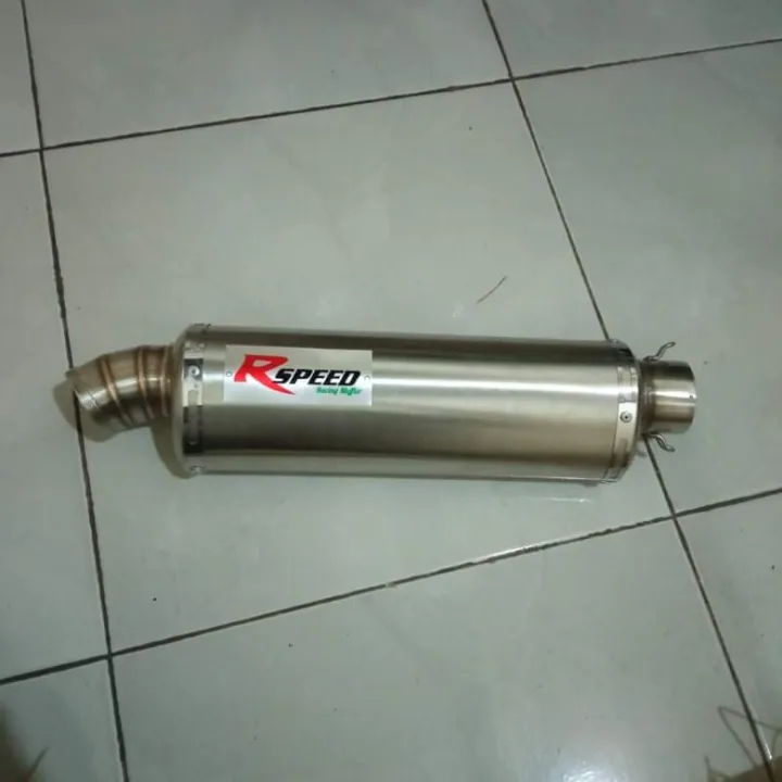 Silincer Rspeed Oval panjang 30cm diameter 50mm sarangan full | Lazada Indonesia