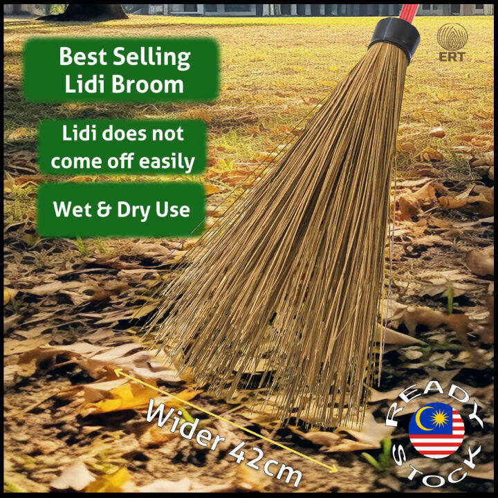 KESTENBROOM Penyapu Lidi Broom Palm Bulatta Magic Lantai Moden Viral ...