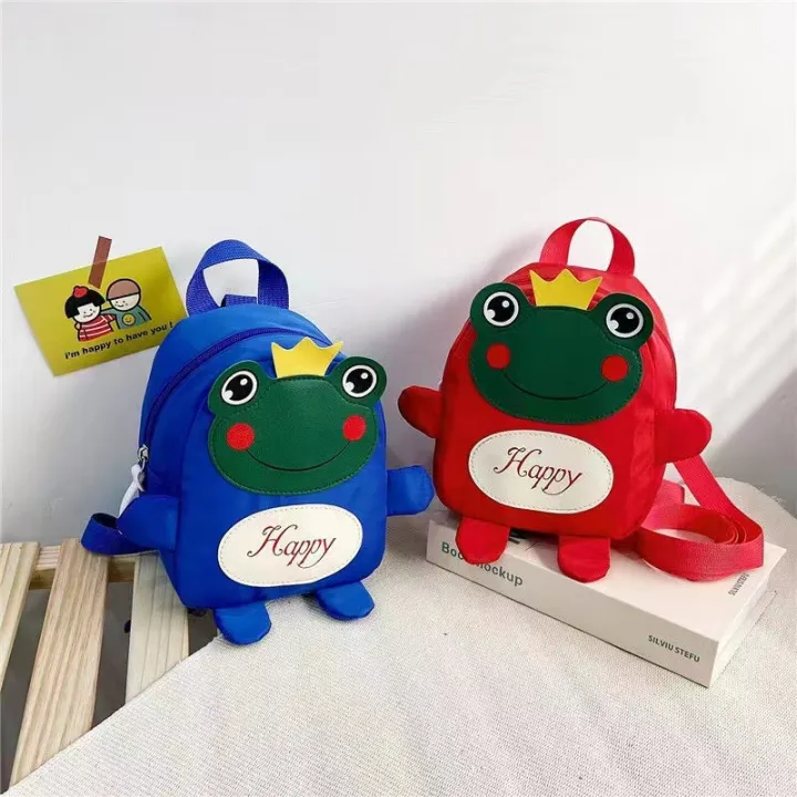 ZEMING Prince Frog Backpack Cute Fashion Cute Baby Children's Backpack ...