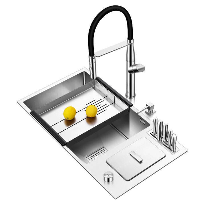 Asras-7642L , high-end kitchen handmade sink, single sink, 304 ...