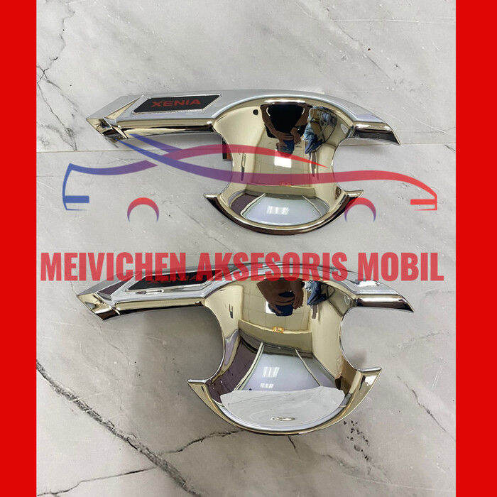 Best Promo COVER OUTER HANDLE MANGKOK PINTU ALL NEW XENIA 2021 2022 CHROME Baru | Lazada Indonesia
