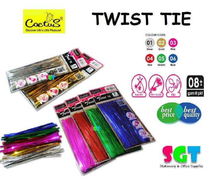 Twist Tie, Tali Ikat Goodies, Soft Wire, Sealing Wires, Ties Packaging ...