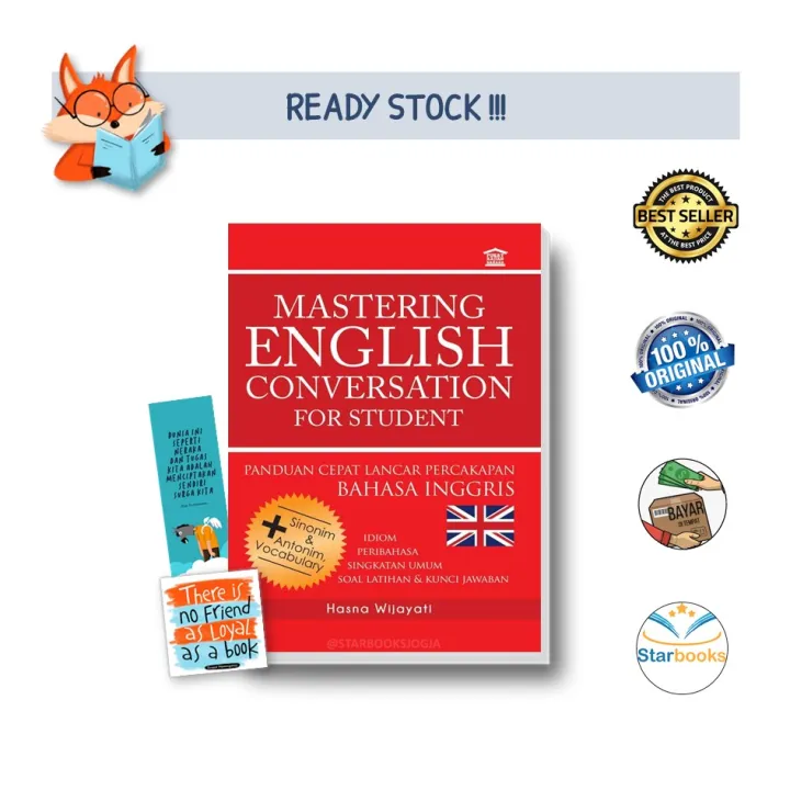 Buku Mastering English Conversation For Students - Pusat Kajian Bahasa | Lazada Indonesia