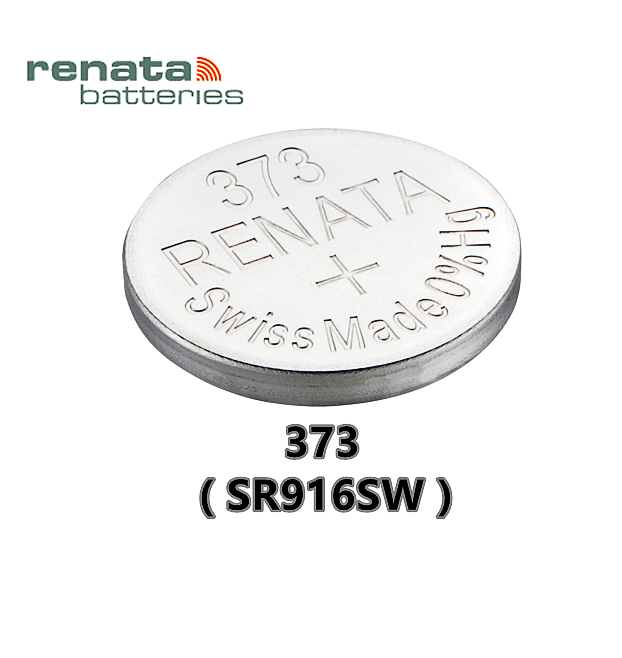 Renata 373 SR916SW Silver Oxide Zero Mercury Electronic Batteries ( 1 ...