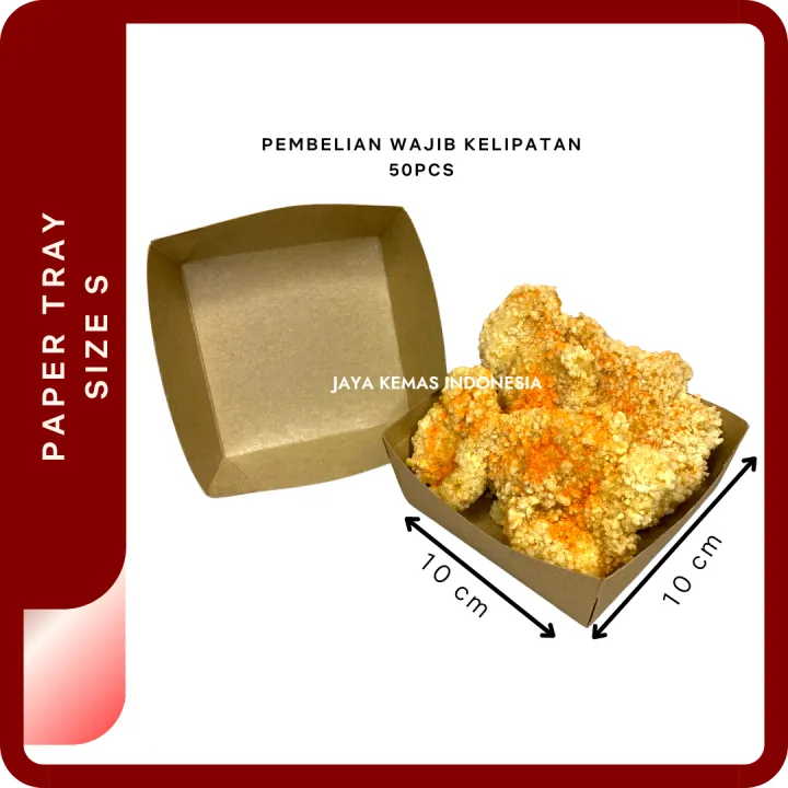 Paper Tray M | Food Tray Dine In | Piring Saji MCD | Tray Craft S ...