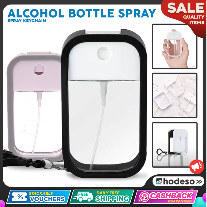 Hodeso 50ml Alcohol Spray Keychain , 50ml Clear Spray Bottle Split ...