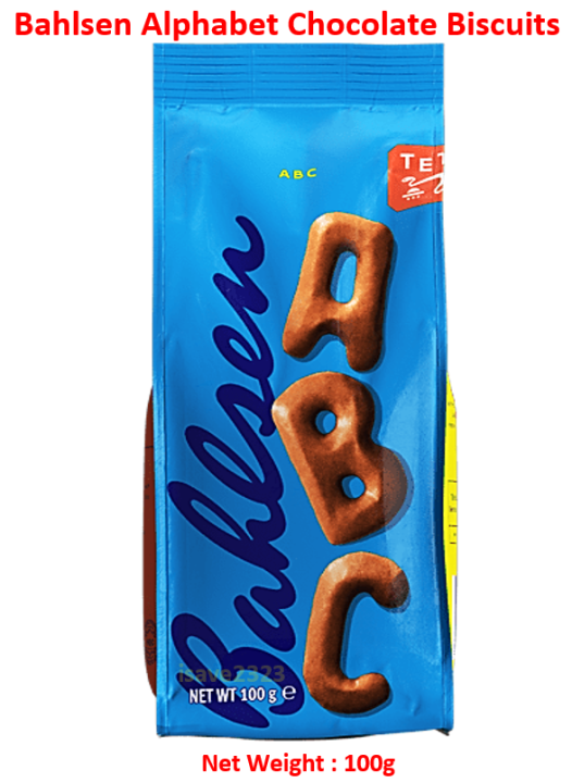 Bahlsen Alphabet Chocolate Biscuits (100g) | Lazada