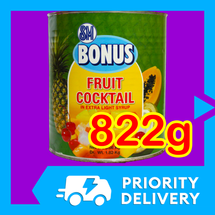 822g SM Bonus FRUIT COCKTAIL Mix Fruits Sale Can Del Monte Todays ...