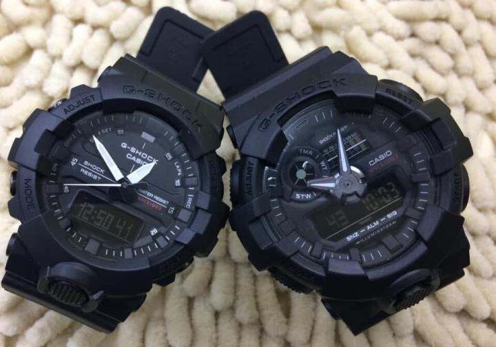 GSHOCK GA700 And GA800 Couple New All Black | Lazada PH