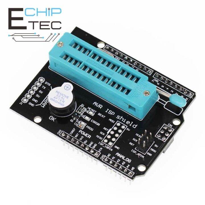 AVR ISP โปรแกรม Expansion Shield พร้อม Buzzer สำหรับ Arduino Uno R3 Mega2560 Pro Mini Atmega328P ...