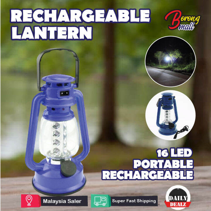 Rechargeable LED Save Energy Lantern Light Lamp Adventure Outdoor/Lampu ...