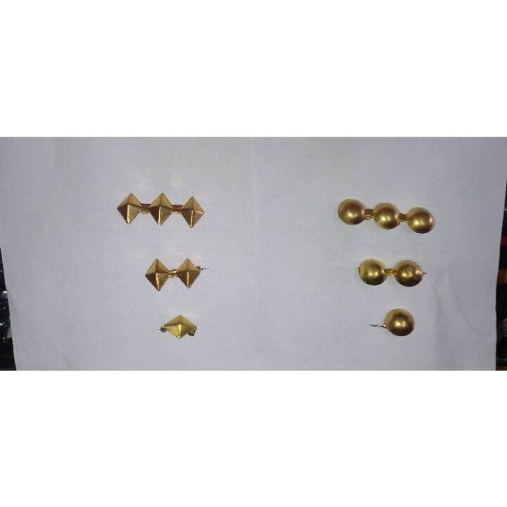 ROTC METAL RANK PINS (SOLD PER PAIR) (SOLD PER PIECE) | Lazada PH