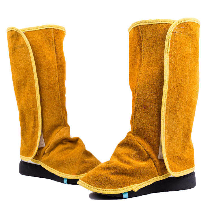Leather Welding Soldering Shoe Spats Foot Protector Welder Working ...