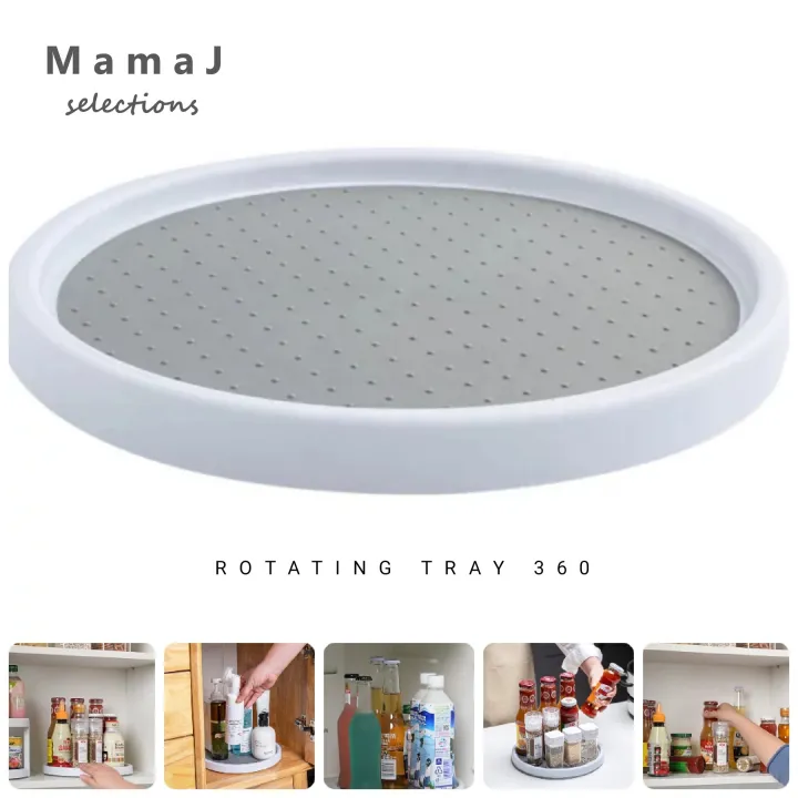 Rotating Tray Kitchen Organizer 360 Spice Rack | Lazada PH