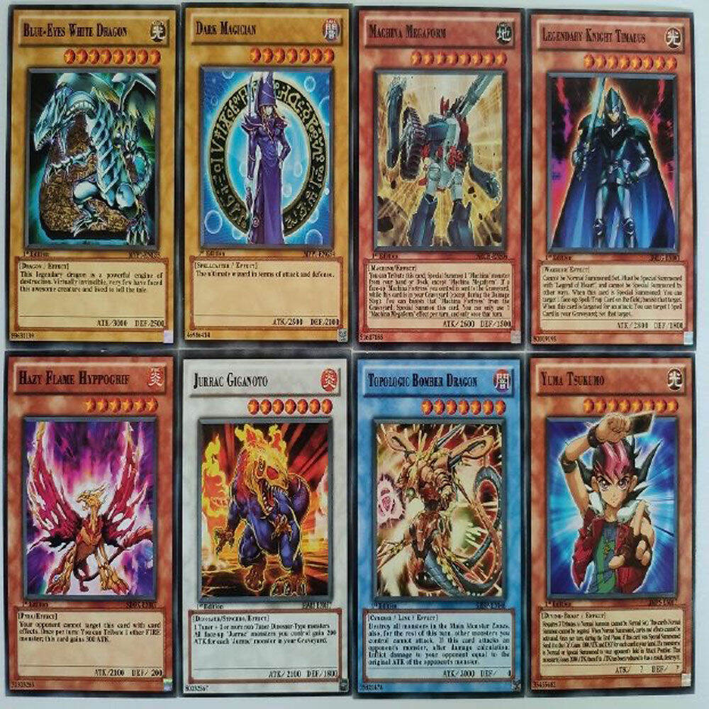 Yugioh การ์ดของเล่นการ์ดแบบหายากการ์ดภาษาอังกฤษกล่องเหล็กชุดคอลเลกชั่น ...