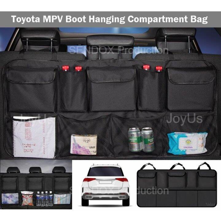 Toyota Veloz Car Boot Storage Bag Boot Hanging Compartment Bag *** | Lazada