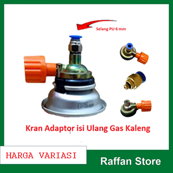 [ COD ] Keran / Kran / Adaptor Untuk Refil isi Ulang Gas Kaleng Gas ...