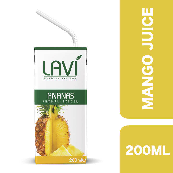 Lavi Pineapple Juice 200ml ++ ลาวี น้ำสับปะรด 200มล. | Lazada.co.th