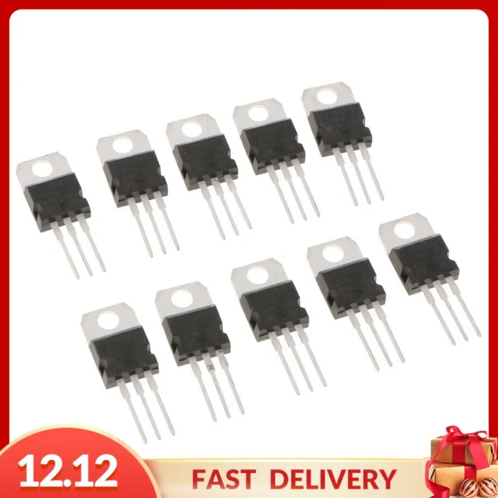 Aayang 10 pieces L7805CV L7805 LM7805 TO-220 3 PIN Voltage Regulator Transistor IC | Lazada PH