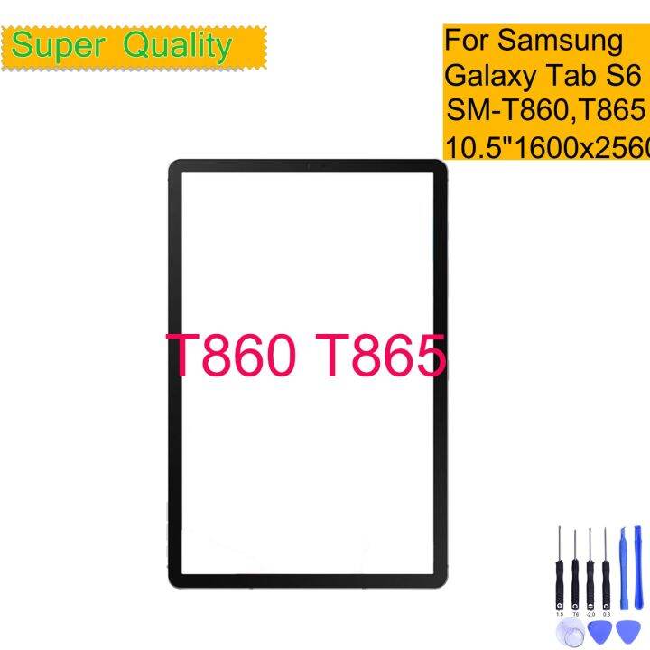 สำหรับ Galaxy Tab S6 T860 T865หน้าจอสัมผัสแผงแท็บเล็ต SM-T860 SM-T865 ...