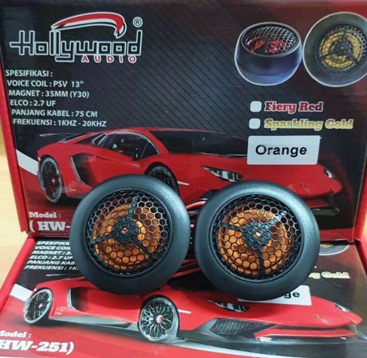 HOLLYWOOD TWEETER HW-251 GOLD / TWEETER HW-251 RED / TWEETER HW-251 ...