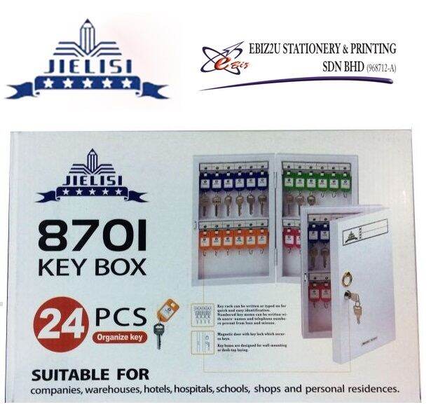 JIELISI 8701 Key Metal Box Storage 24 keys-READY STOCK | Lazada
