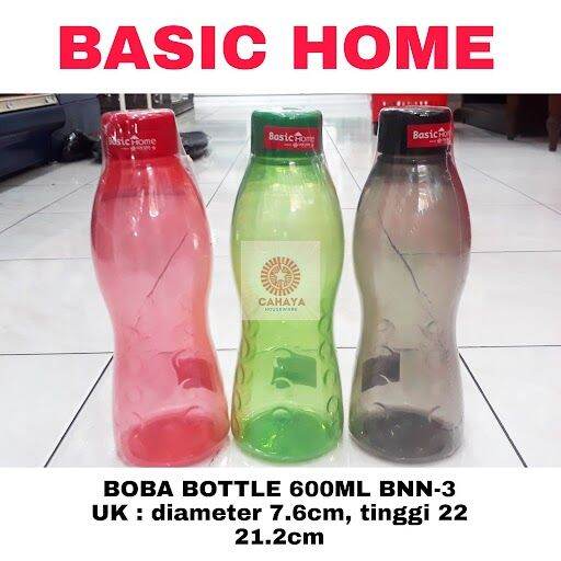 Boba Bottle 600ml BNN-3 BASIC HOME/ Tumbler Botol Minum/ BOtol Bekal ...