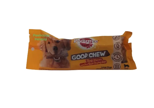 Pedigree Good Chew (Large Dogs 25kg+) Beef Flavor, 138g | Lazada PH