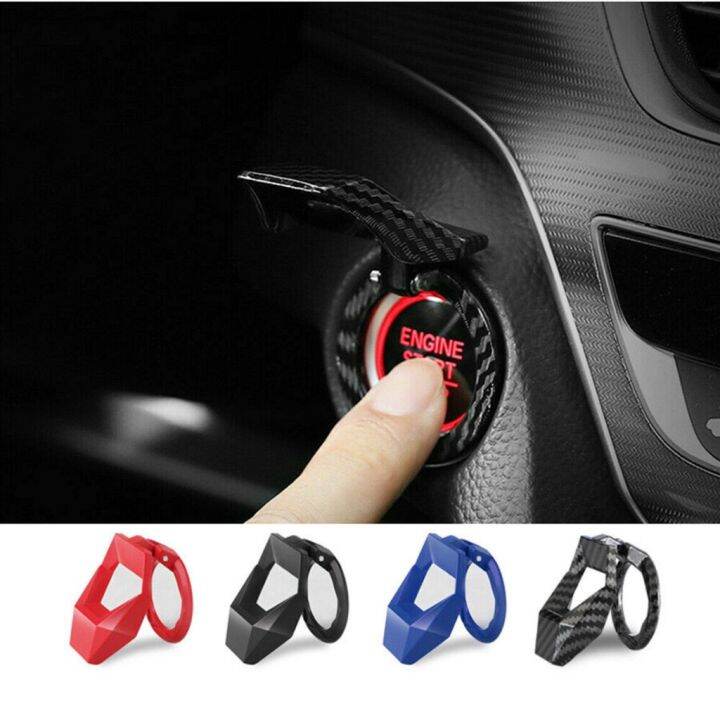 PUSH START BUTTON COVER LAMBO Universal Engine Start Stop Keyless Entry ...